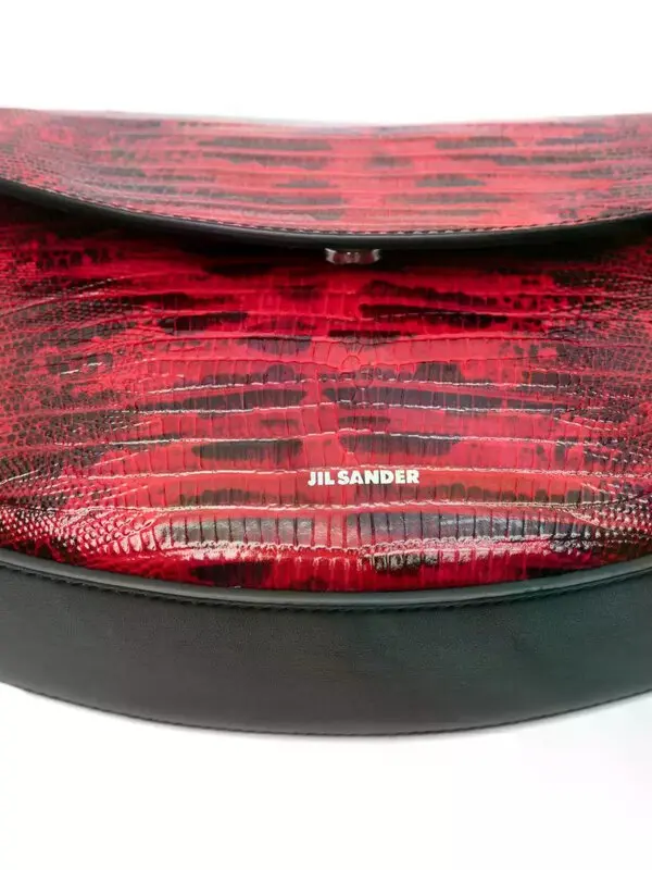 JIL SANDER Snakeskin Crossbody Bag