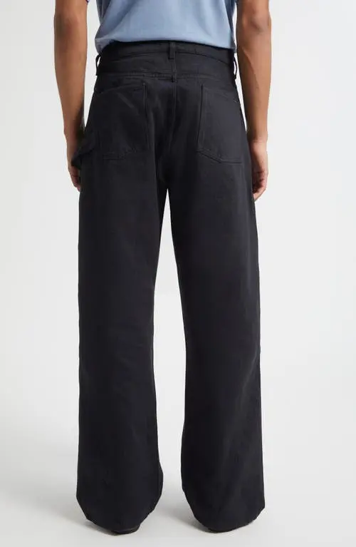 JW Anderson Twisted Workwear Denim Jeans - Black