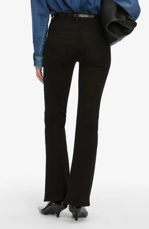 FRAME The Icon Flare Leg Jeans - Black