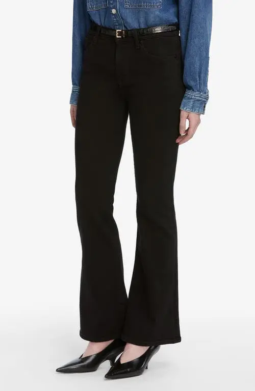 FRAME The Icon Flare Leg Jeans - Black