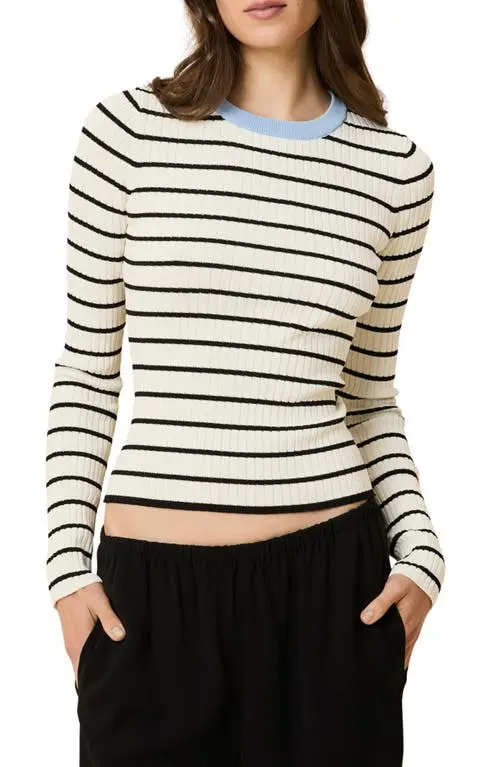 Solid & Striped The Dora Stripe Sweater - Brule