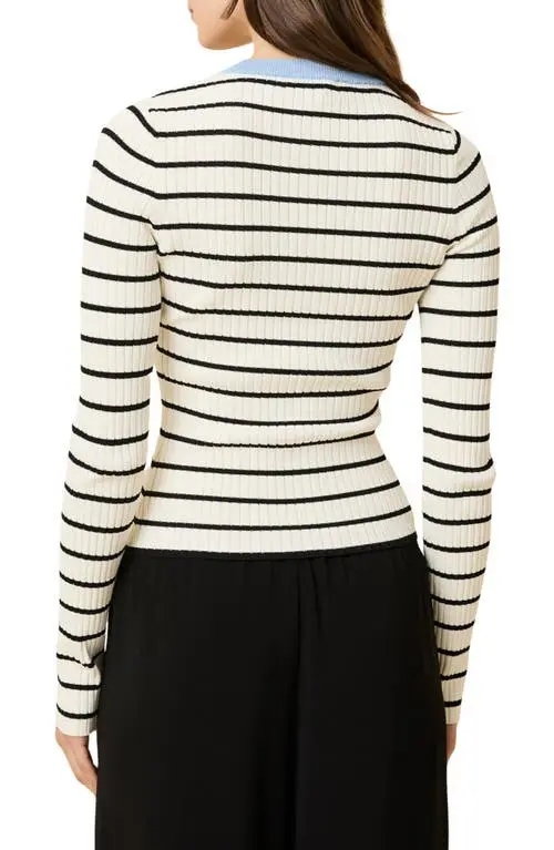 Solid & Striped The Dora Stripe Sweater - Brule