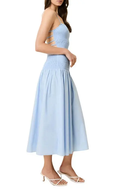 Solid & Striped The Vida Smocked Sleeveless Maxi Dress
