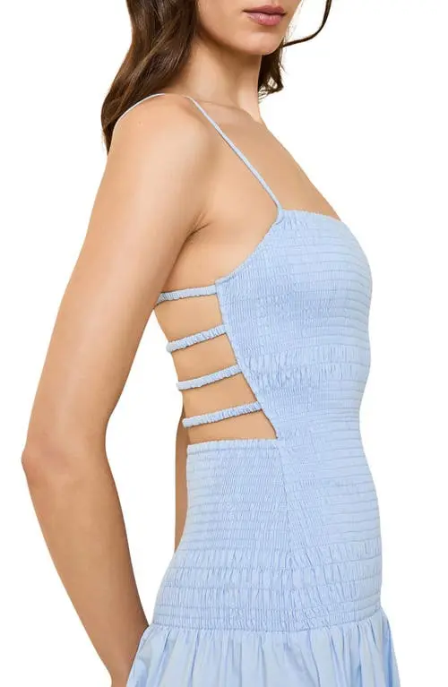 Solid & Striped The Vida Smocked Sleeveless Maxi Dress
