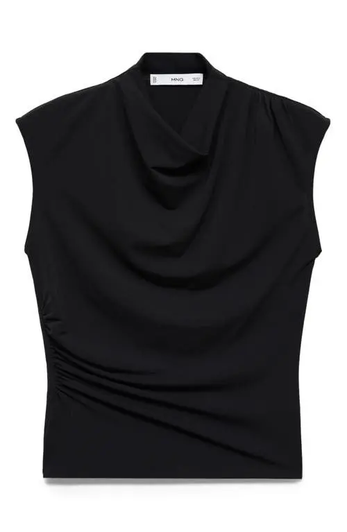 Mango Drape Neck Knit Tank