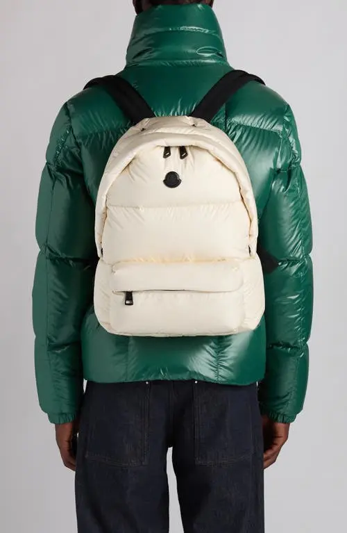 Moncler Caradoc Puffer Backpack - Ivory