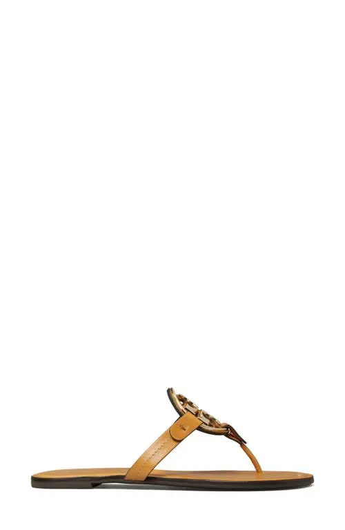 Tory Burch Miller Thong Sandal - Walnut/gold