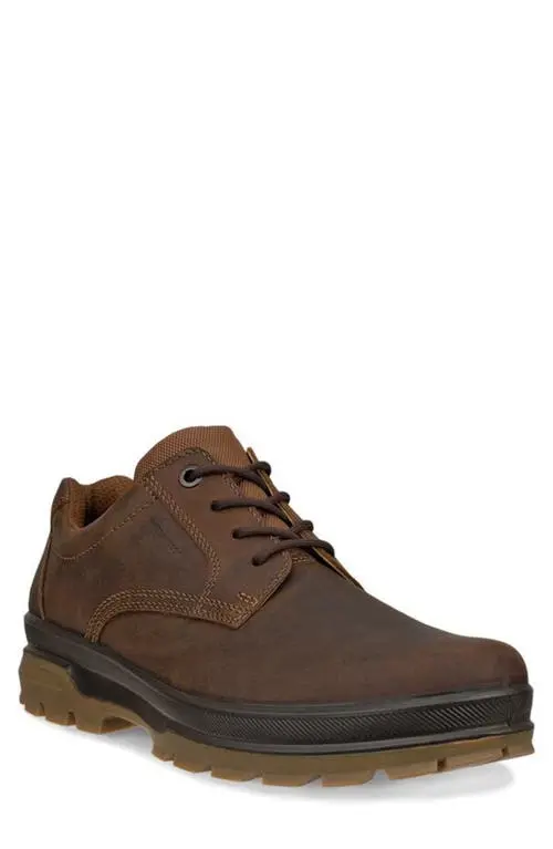 Ecco Track Waterproof Plain Toe Derby - Camel