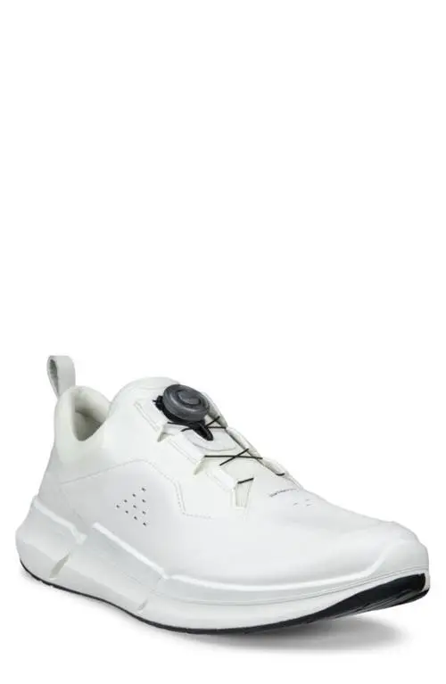Ecco Biom® 2.2 Leather Sneakers With Boa® Fit System - White