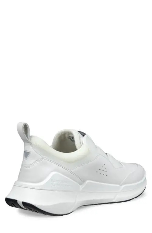 Ecco Biom® 2.2 Leather Sneakers With Boa® Fit System - White
