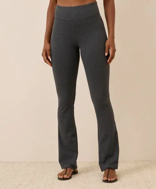 PACT On The Go-to Bootcut Legging - Charcoal Heather
