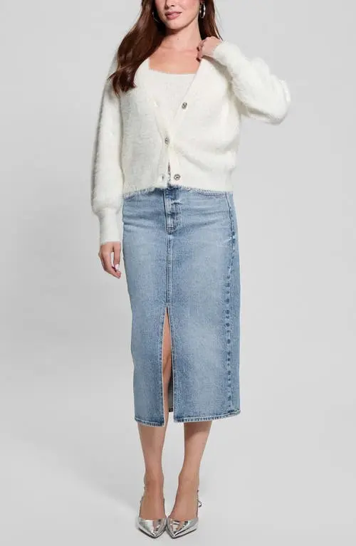 Guess Keyla Fuzzy Cardigan