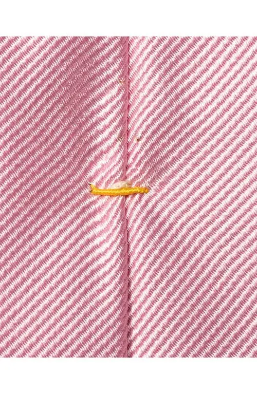 Eton Solid Silk Twill Tie - Pink