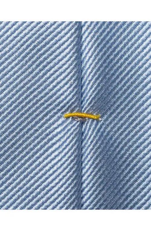 Eton Solid Silk Twill Tie - Light Blue