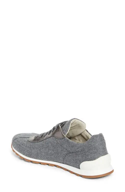 Brunello Cucinelli Mixed Media Runner Sneakers
