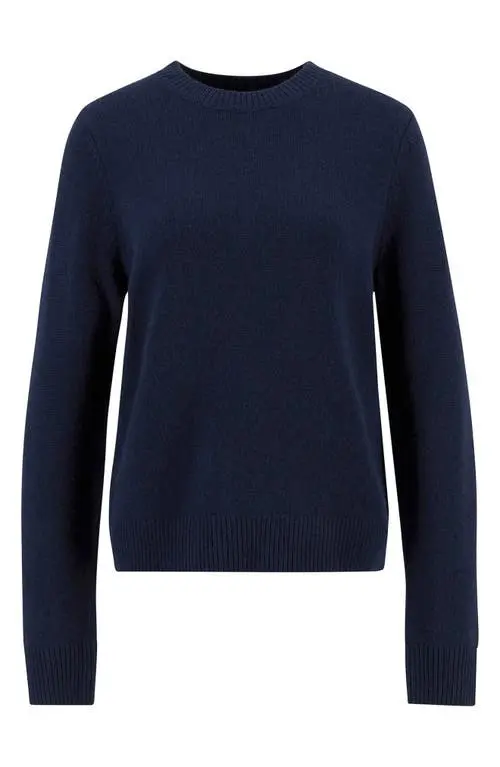 Barbour Woodhouse Wool & Cashmere Crewneck Sweater - Navy