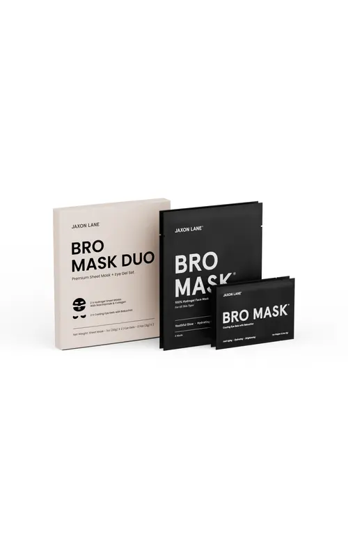 JAXON LANE Bro Mask Hydrating Cooling Sheet & Eye Mask Set - None