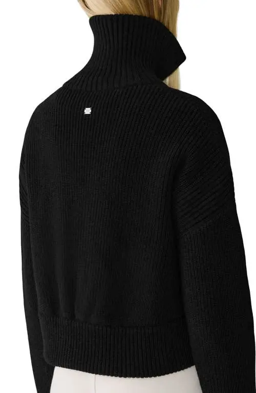 Soia & Kyo Noelle Ribbed Wool Blend Cardigan - Black