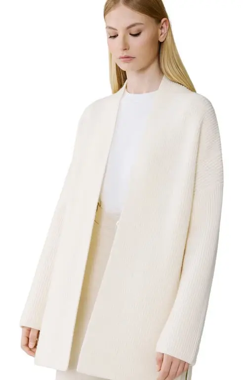Soia & Kyo Rib Open Front Cardigan