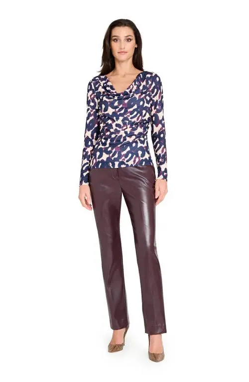 TAHARI ASL Faux Leather Pants