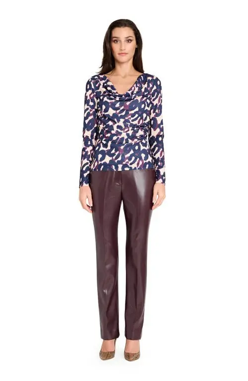 TAHARI ASL Faux Leather Pants