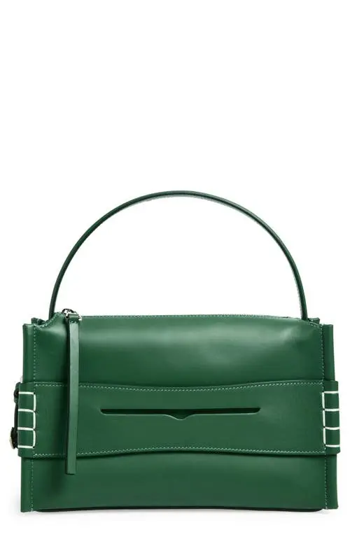 JW Anderson Loafer Leather Top Handle Bag - Pine 555