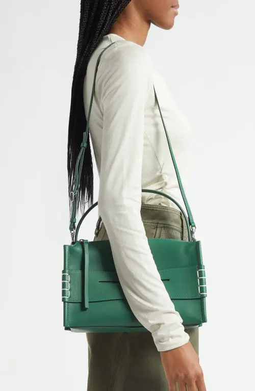 JW Anderson Loafer Leather Top Handle Bag - Pine 555