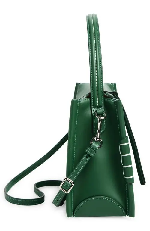 JW Anderson Loafer Leather Top Handle Bag - Pine 555