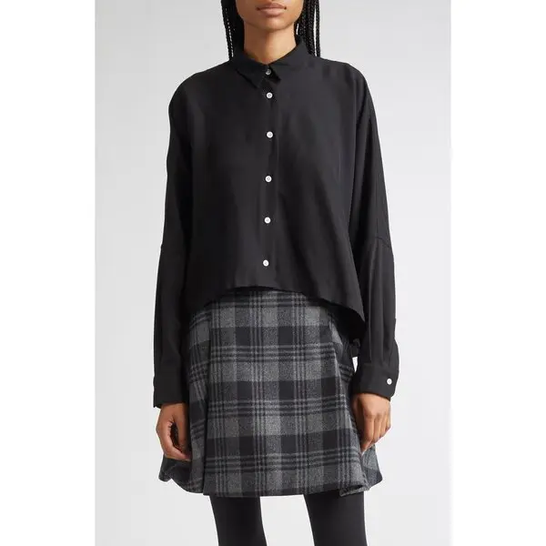 Proenza Schouler Classic Twill Button-up Top