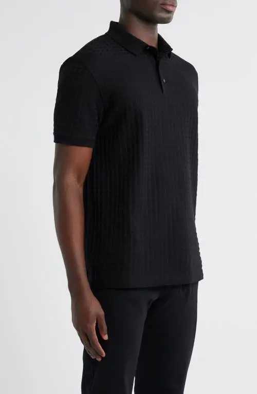 Emporio Armani Textured Cotton Polo