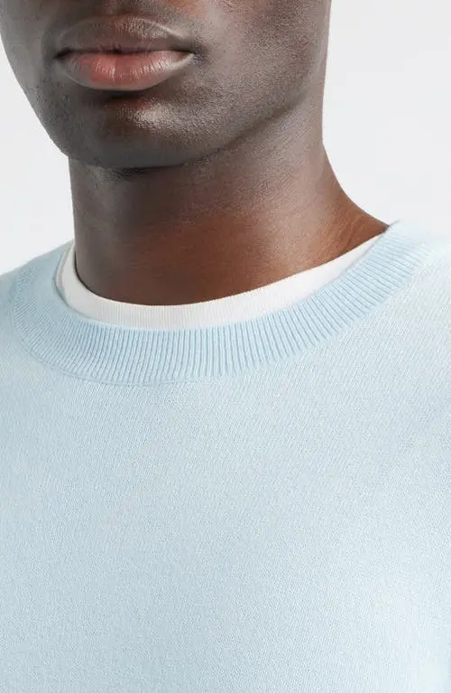 Nordstrom Crewneck Cotton & Cashmere Sweater
