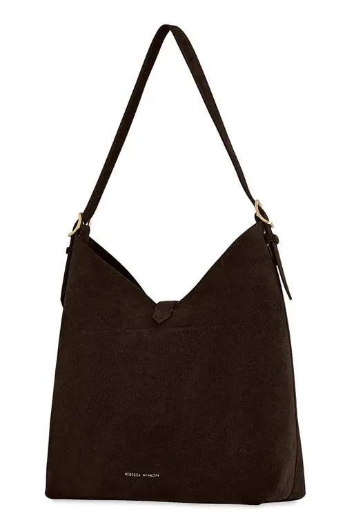 Rebecca Minkoff Mini Megan Leather Hobo Bag - Fondant