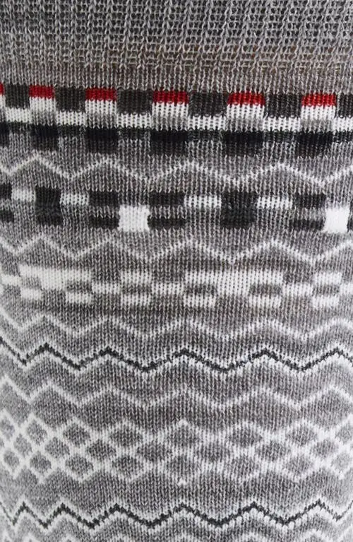 Thom Browne Fair Isle Virgin Wool-blend Mid-calf Socks