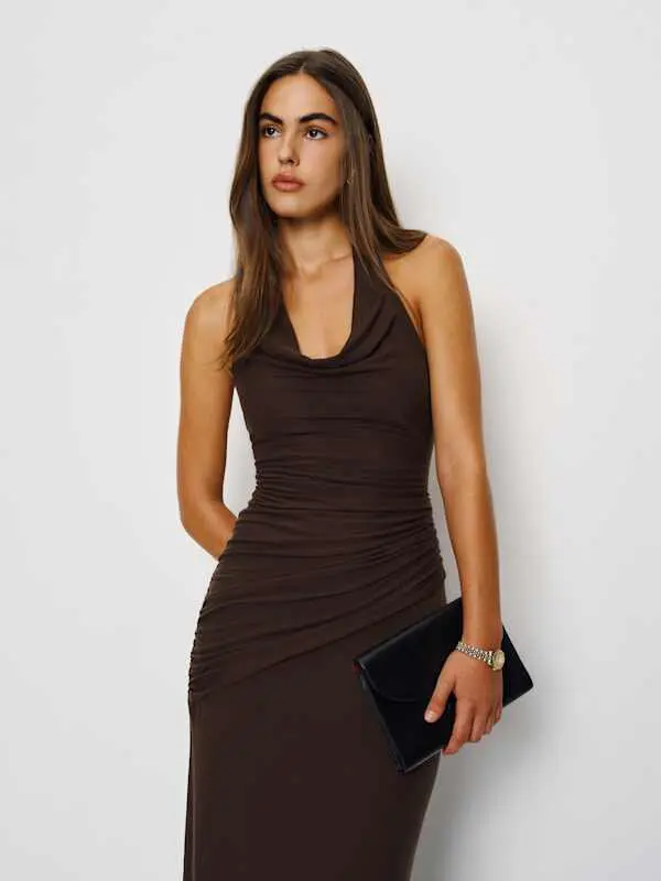 REFORMATION Niccola Knit Maxi Dress