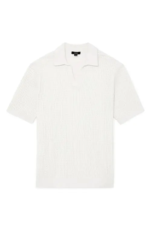 REISS Merit Cotton Blend Polo