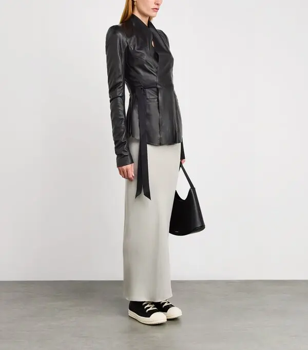 Rick Owens Hollywood Leather Jacket