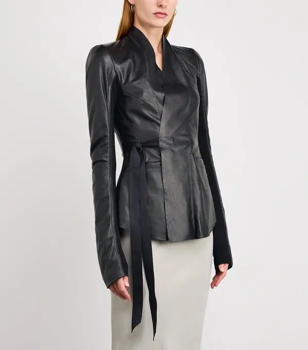 Rick Owens Hollywood Leather Jacket