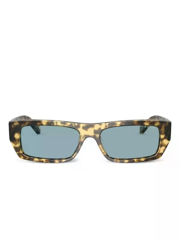 VOGUE EYEWEAR Tortoiseshell Rectangle Sunglasses