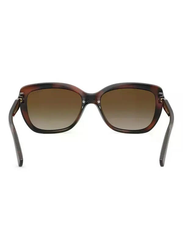 VOGUE EYEWEAR Crystal-embellished Cat-eye Sunglasses - Brown