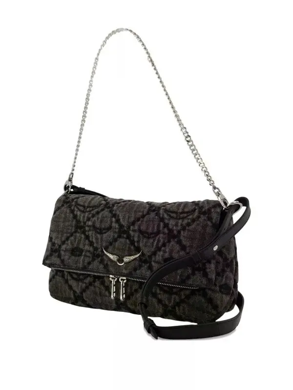 Zadig&Voltaire Mini Rocky Ii Quilted Shoulder Bag - Black