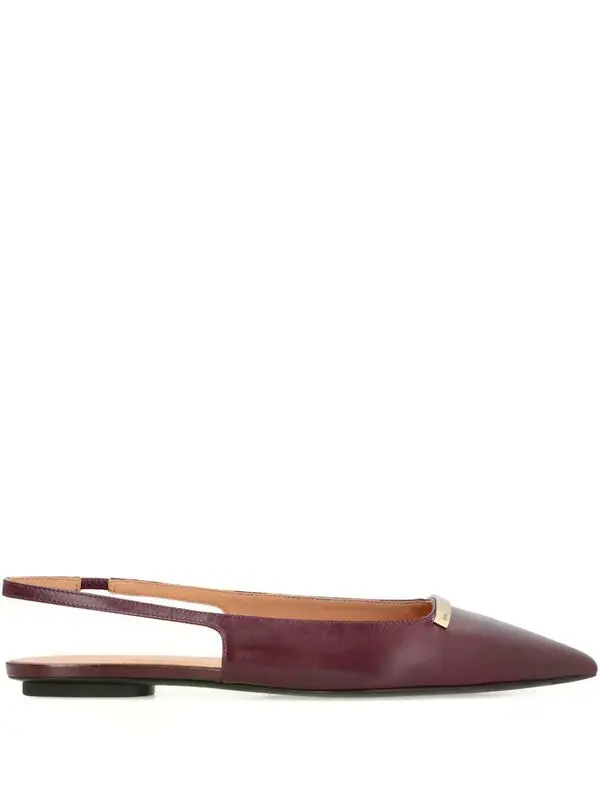 TOD'S Pointed-toe Slingback Ballet Flats