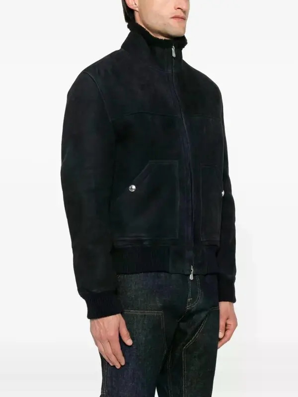 Eleventy Full-zip Bomber Jacket