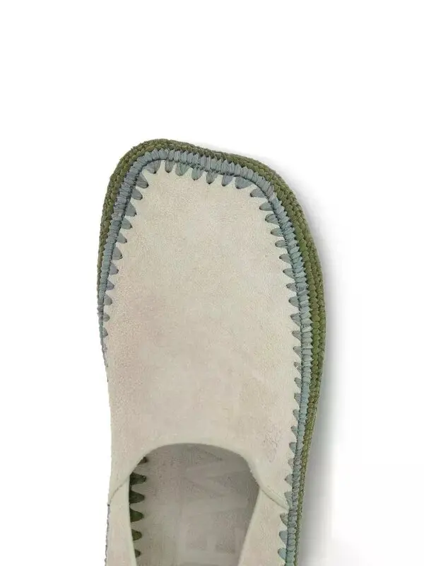 Loewe Rio Suede Loafers - Grey