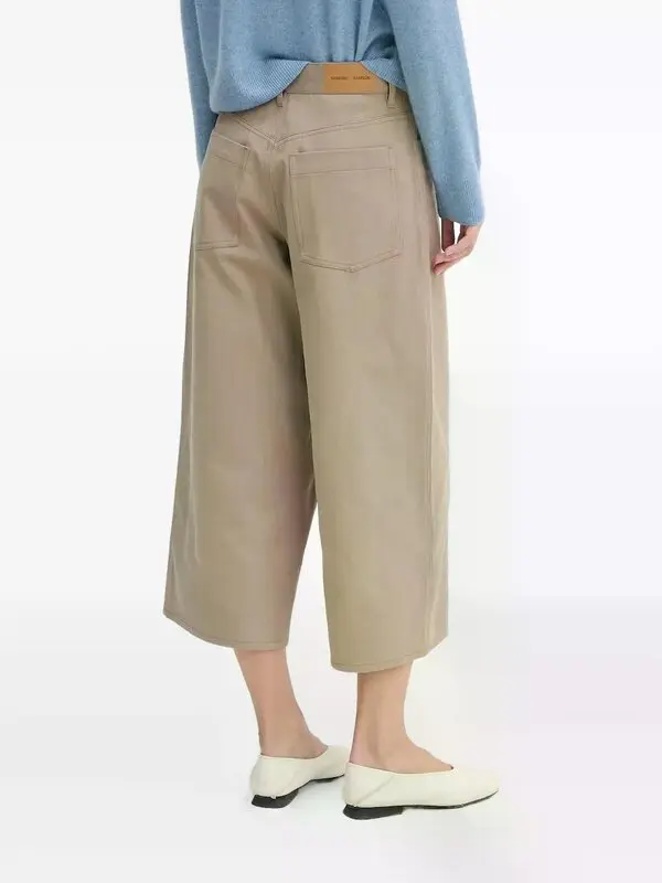 SAMSOE SAMSOE Cotton Cropped Trousers