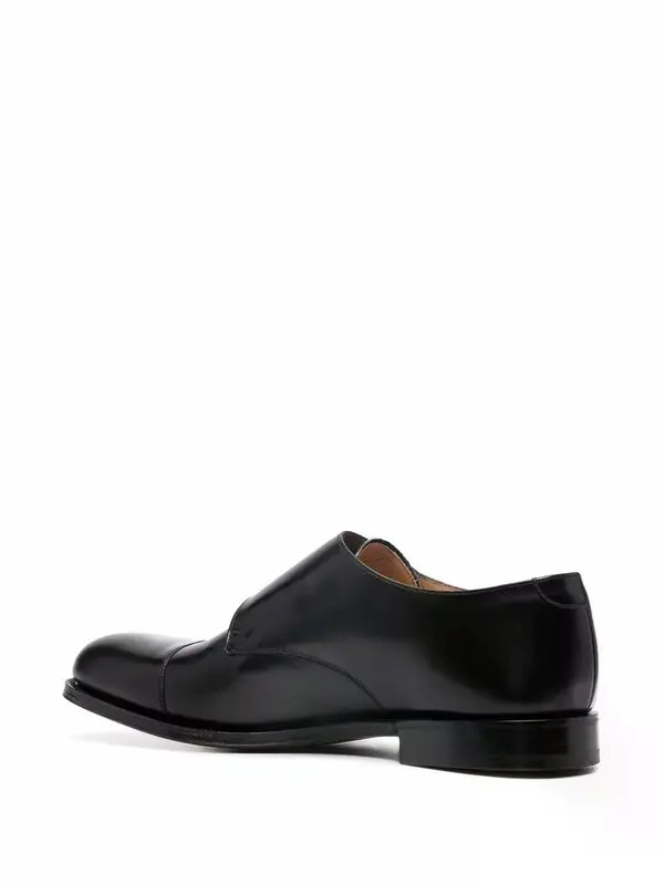 Church's Detroit Almond-toe Leather Monk Shoes