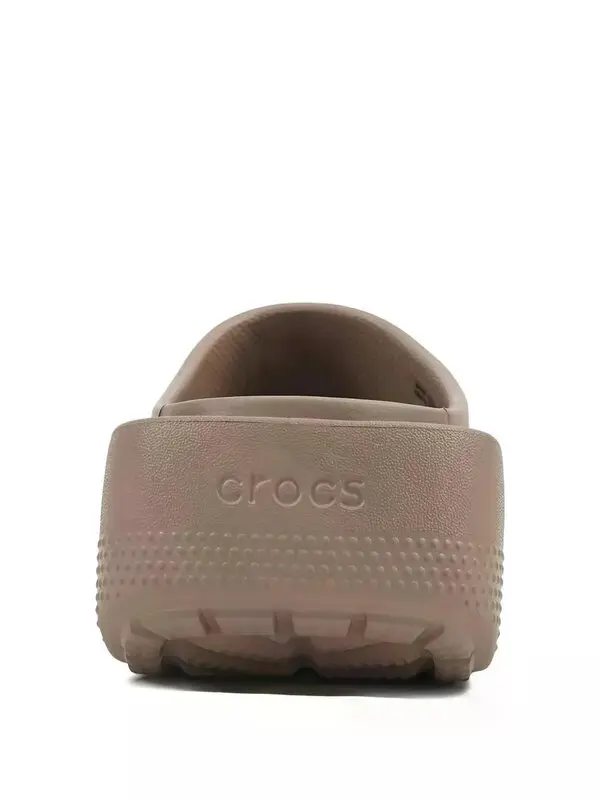 CROCS Blunt-toe Platform Clogs