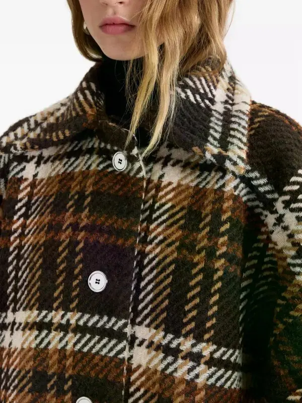 PATOU Checked Wool Coat