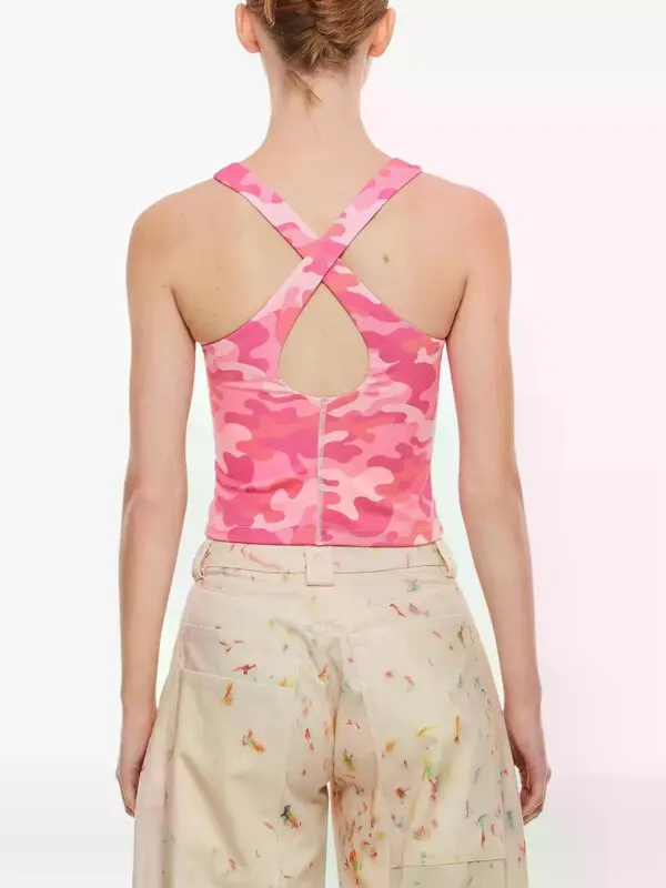 Collina Strada Cross-strap Cutout Top
