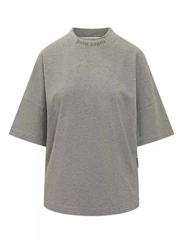 Palm Angels Short-sleeved T-shirt With Collar Detail