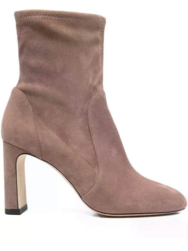 STUART WEITZMAN 90mm Block-heel Ankle Boots